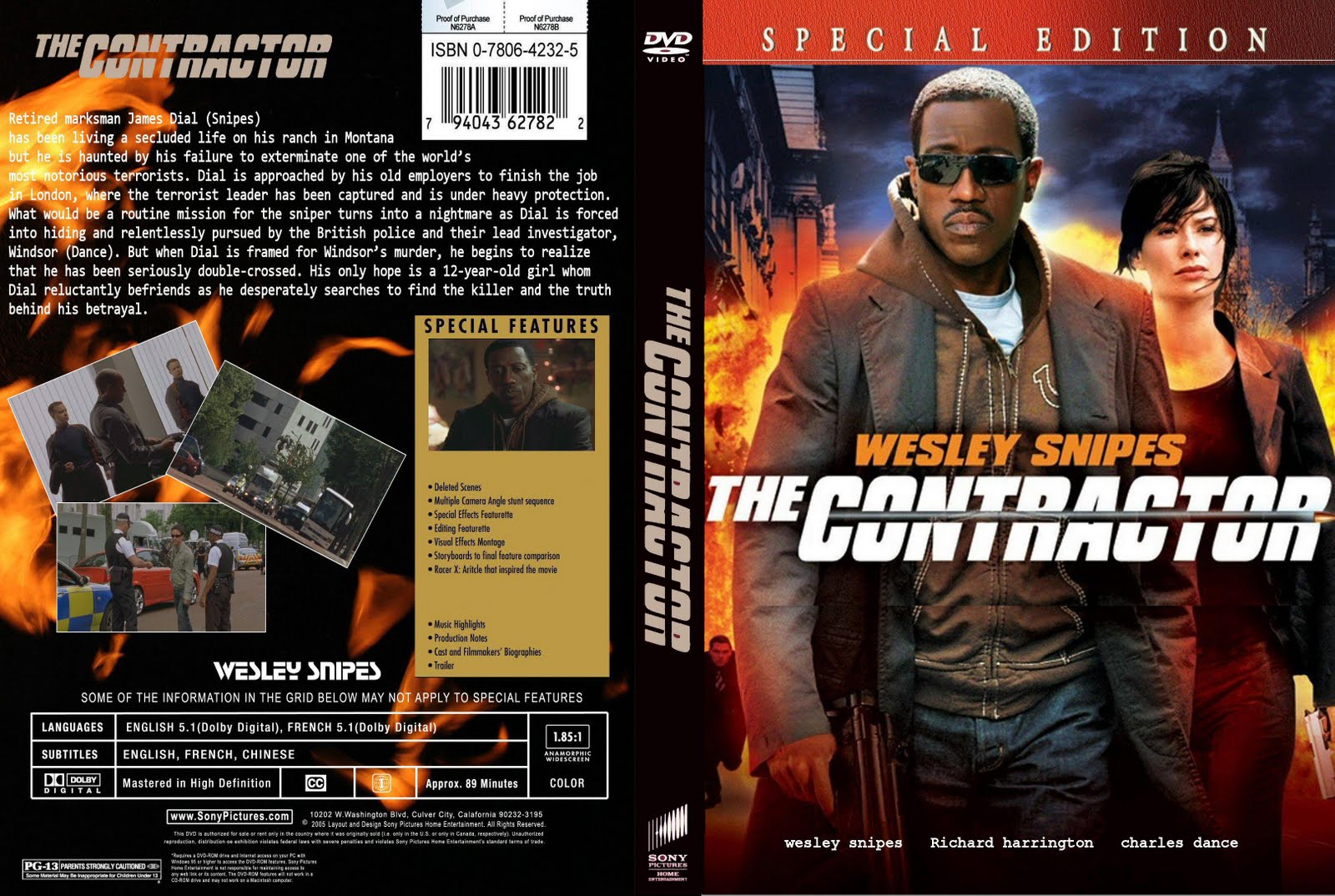 DVD Lables: The Contractor
